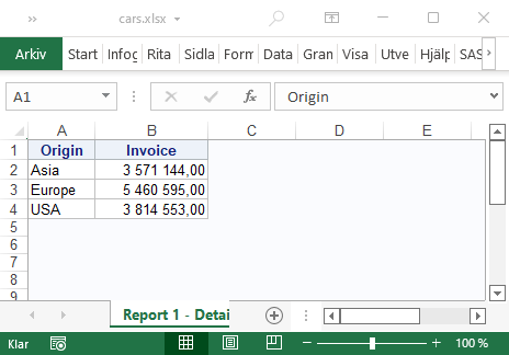 Solved: From SAS to Excel - keeping number type while formatting - SAS Support Communities