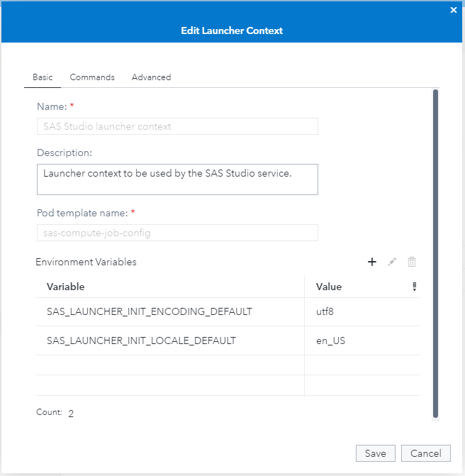 Where to configure the SAS Programming Run-time with broader or narrower scope