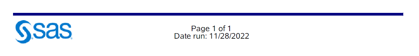 Solved: Aligning footer text with logo - SAS Support Communities