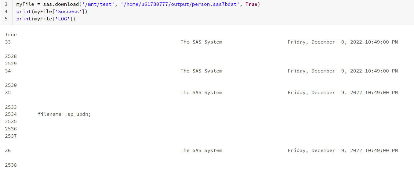 Solved: How to save the file from SAS ODA to Azure Blob using Azure Databricks... - SAS Support ...