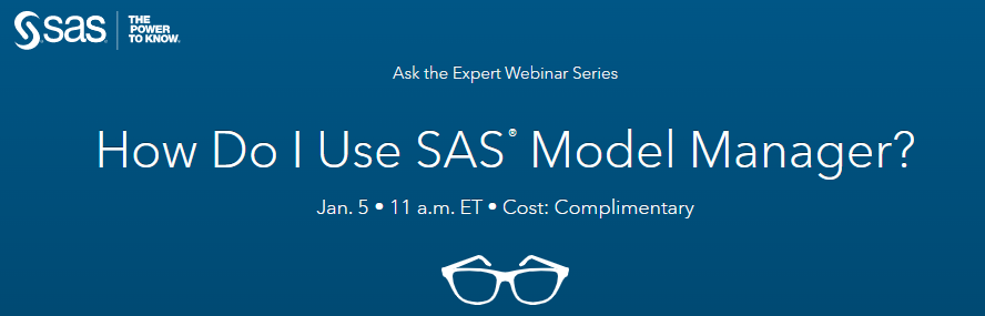 A Modelops New Years Resolution Getting Started With Sas Model Manag Sas Support Communities
