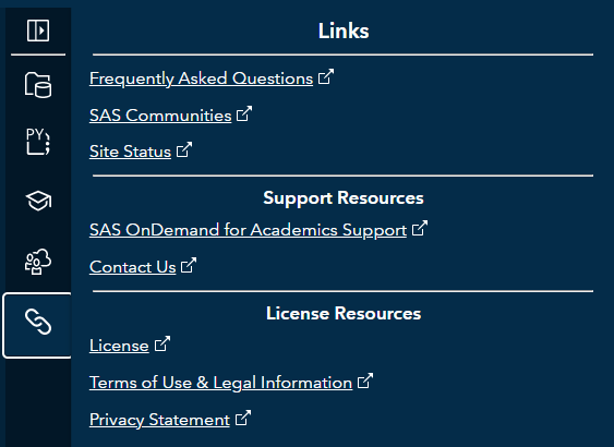 New SAS OnDemand for Academics Dashboard - SAS Support Communities