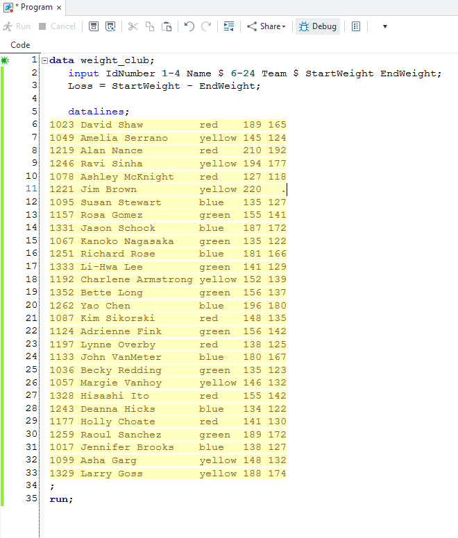 Solved: problems running code in SAS EG - SAS Support Communities