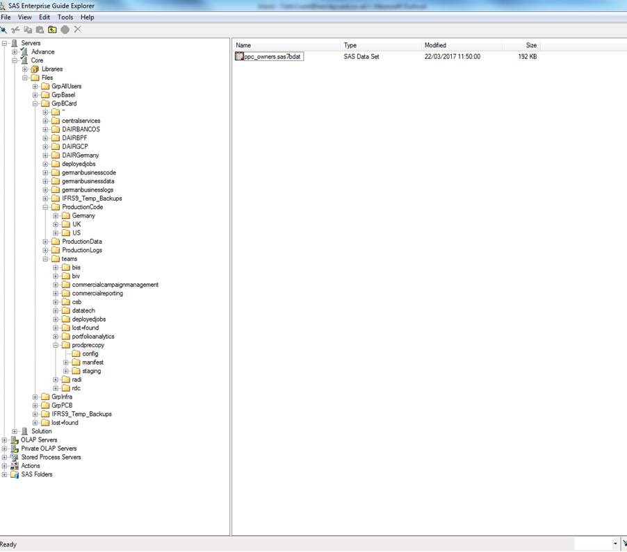Extend Enterprise Guide File Explorer Details - SAS Support Communities