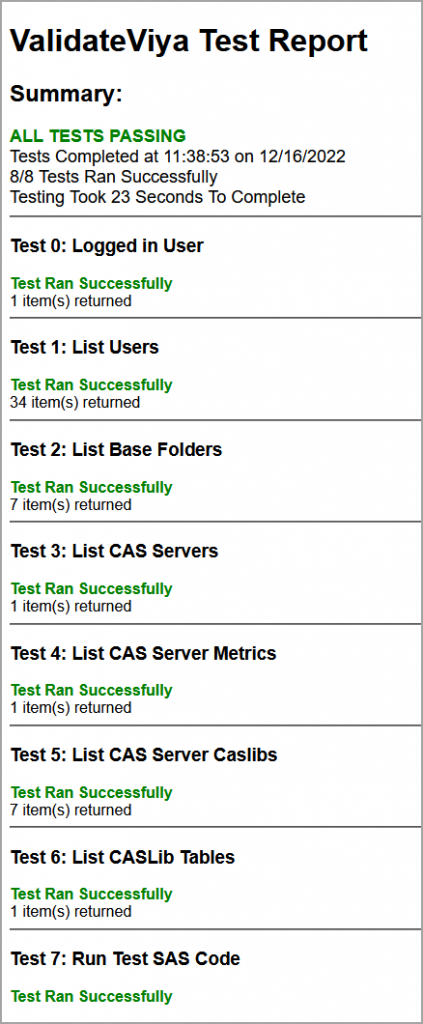 Validating SAS Viya Environments Has Never Been this Easy