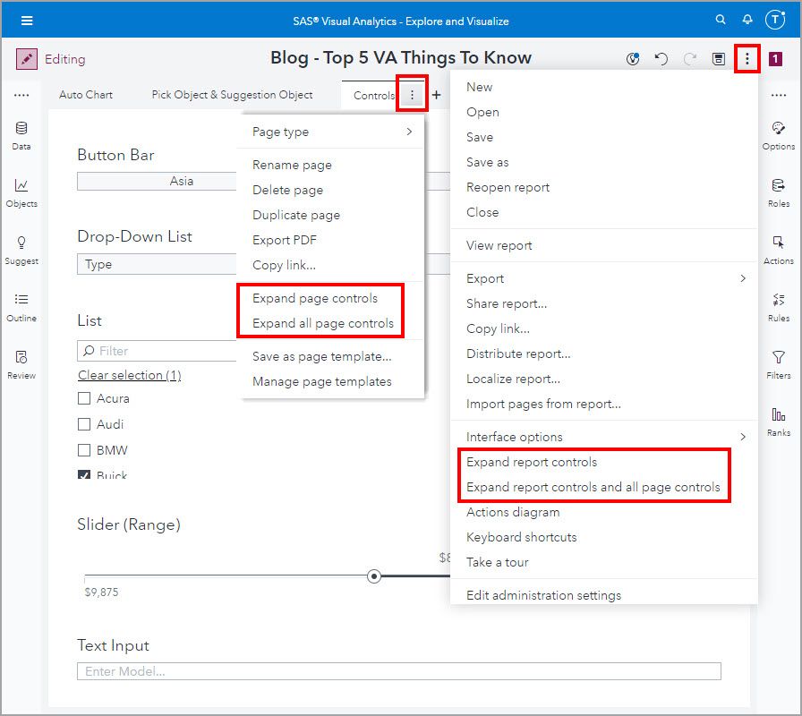Top 5 Things you need to know for using SAS Visual Analytics
