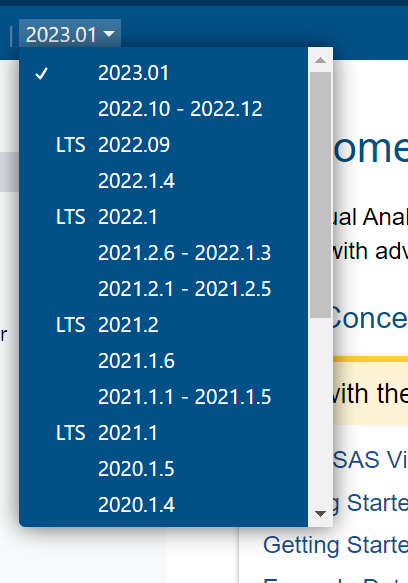 Solved Sas Visual Analytics On Viya Reload On Start Set Up Sas Support Communities