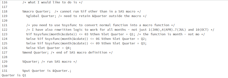 Solved: %if then %let - SAS Support Communities
