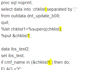 Solved: Error with If condition because of special chars in macro variables - SAS Support ...
