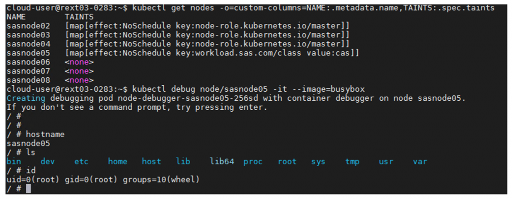 SAS Viya Troubleshooting pro-tip : log into your Viya nodes