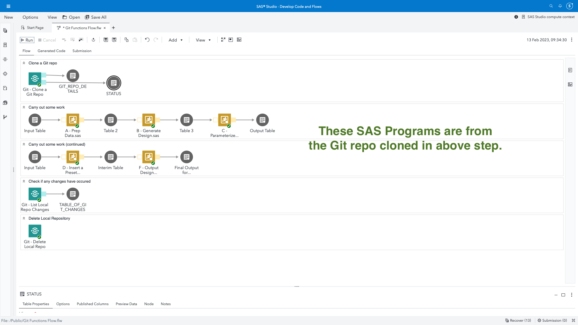Git Set N Go : SAS Studio Custom Steps for Git integration - SAS Support Communities