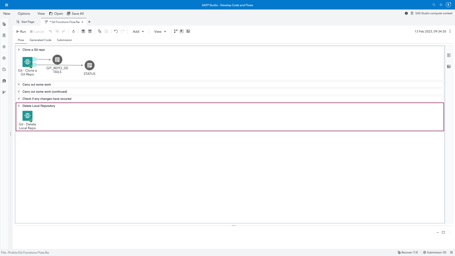 Git Set N Go : SAS Studio Custom Steps for Git integration - SAS ...