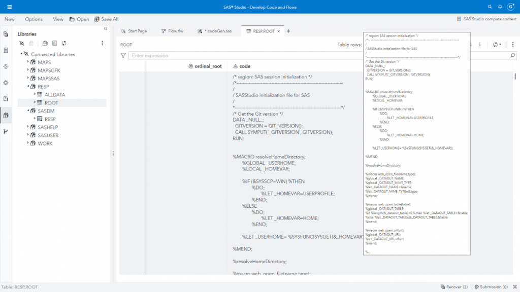 How To Get the Code From a SAS Studio Flow and Why It Matters