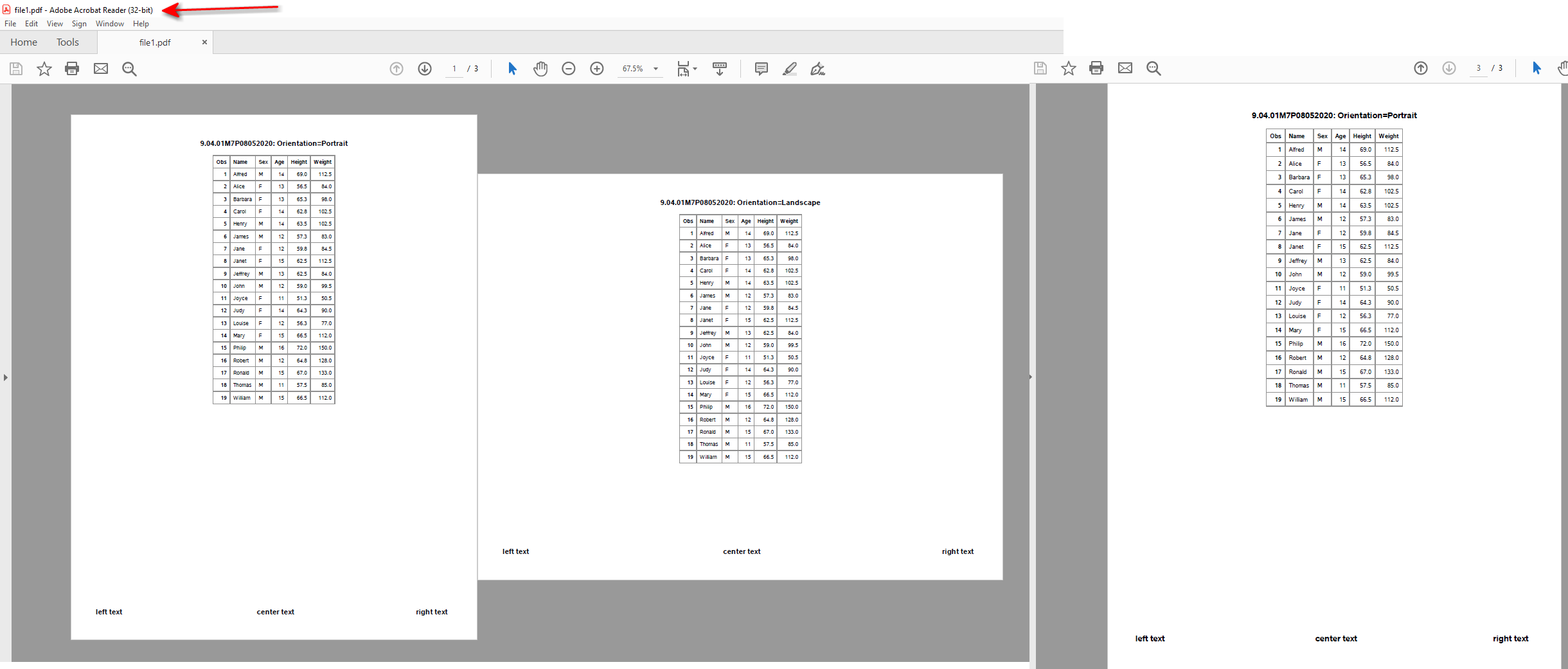 Solved: pagination footnote causing problem in changing orientation - SAS Support Communities