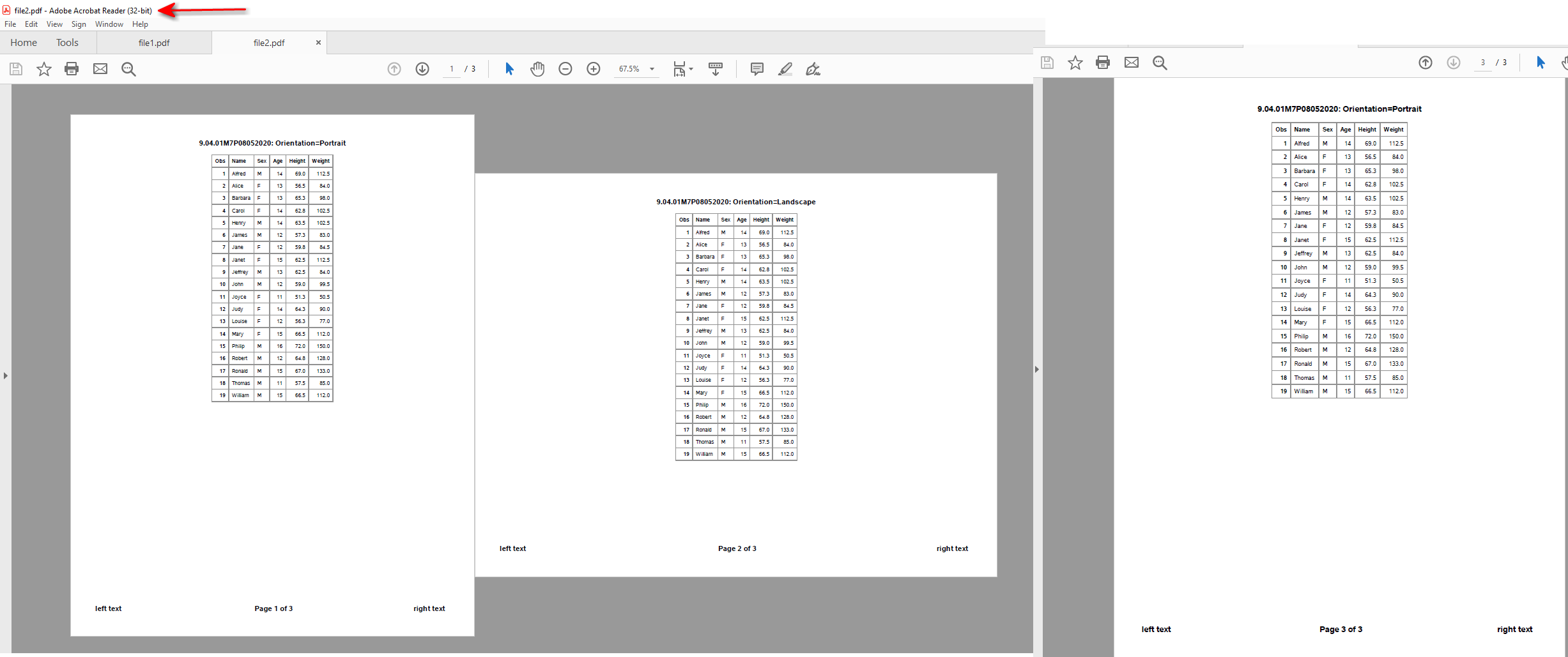 Solved: pagination footnote causing problem in changing orientation - SAS Support Communities