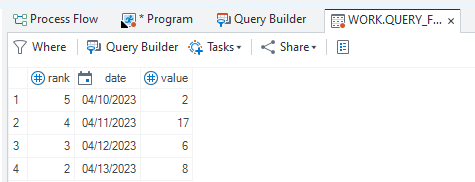 Filtering out values from a column in SAS Enterprise Guide - SAS Support Communities