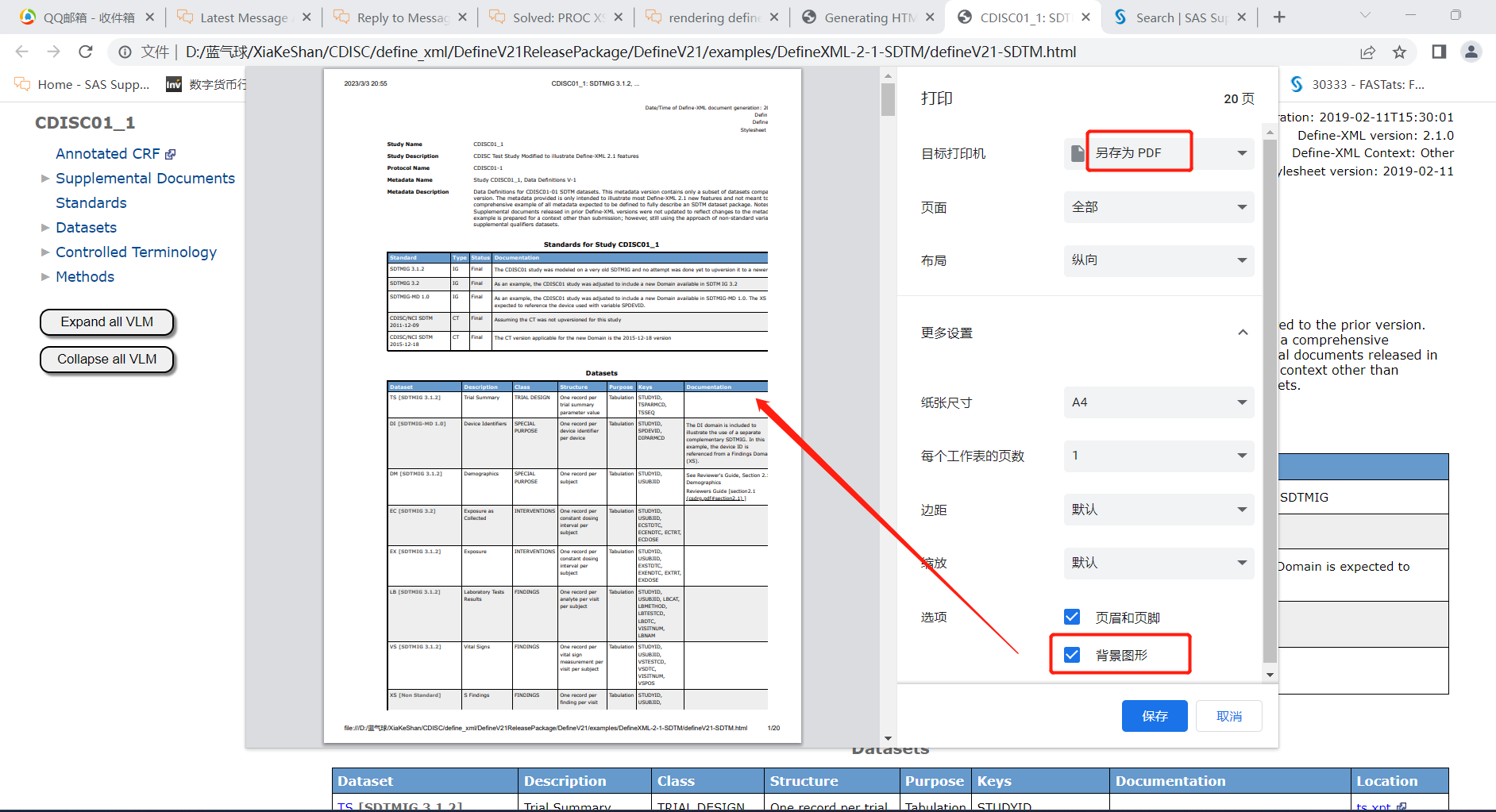 converting define.xml to pdf file - SAS Support Communities