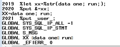 Solved: Why is Special Tokens not being displayed in the log when using %put _... - SAS Support ...