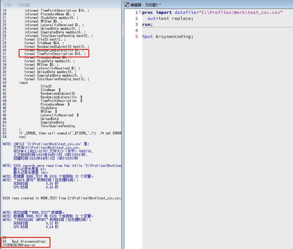 Solved Proc Import Behaves Different In Different Encoded Sessions