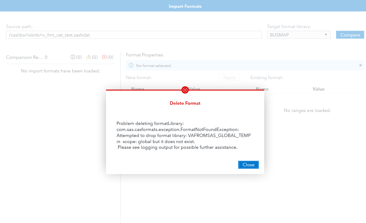 How to import a user-defined-format in Manage Environment - SAS Support Communities