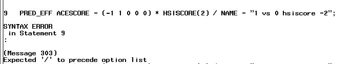 SUDAAN Question: predicted effect statement - SAS Support Communities