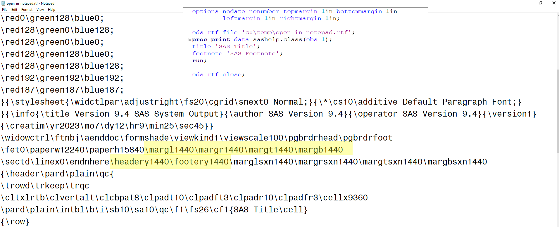 Solved: How decrease the MS Word header size to create a larger document body? - SAS Support ...