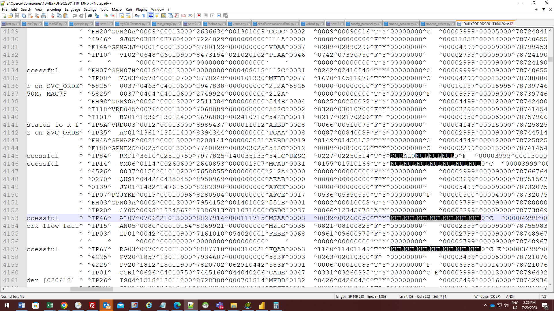 Solved: Read a File with SFTP but no getting all the rows - SAS Support Communities