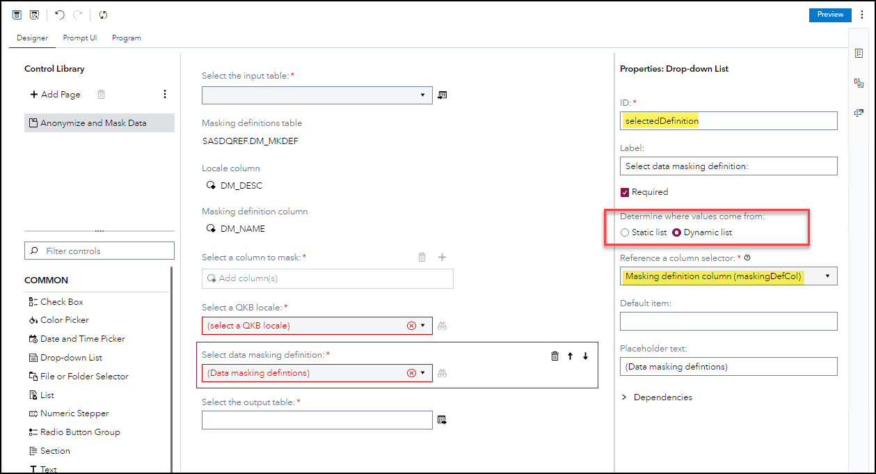 SAS Viya: Using a SAS Quality Knowledge (QKB) Reference Table in a Custom Step