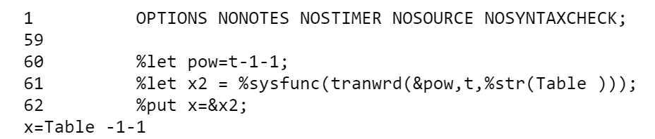 Solved: Leave space(eq Don't compress) after replacement(tranwrd and %sysfunc)... - SAS Support ...