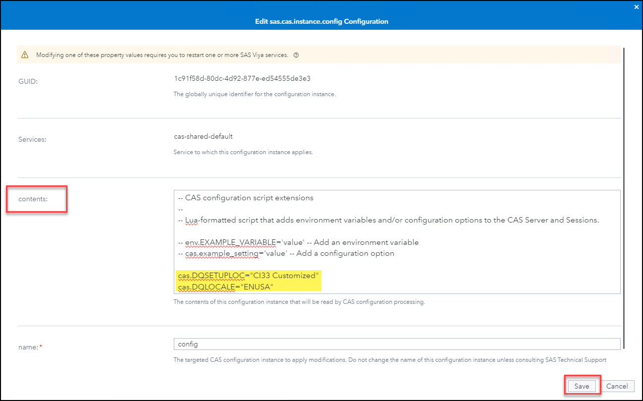 SAS Viya: Add a Customized Quality Knowledge Base (QKB) to CAS and SAS ...