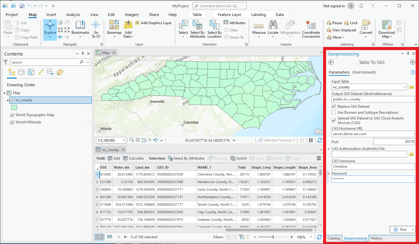 Using the SAS-ArcGIS Bridge: What to Know