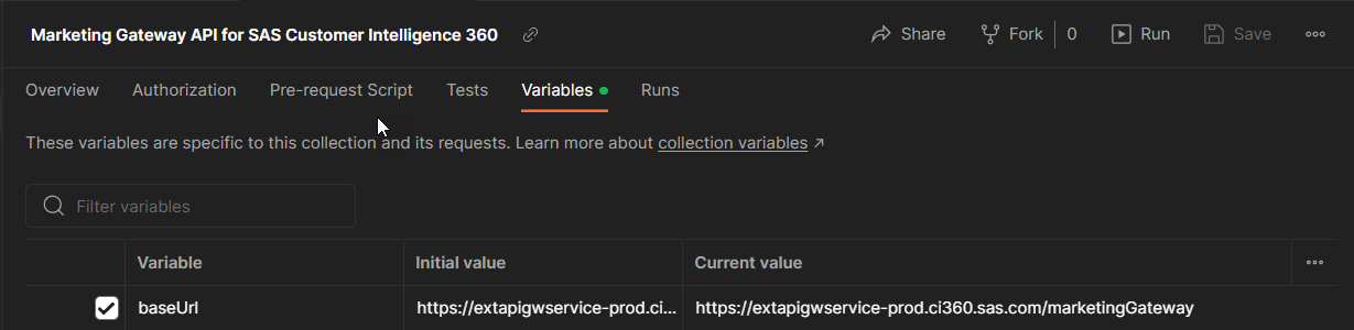 Getting Started with the REST APIs of SAS Customer Intelligence 360