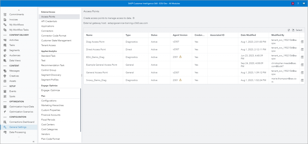 Getting Started with the REST APIs of SAS Customer Intelligence 360
