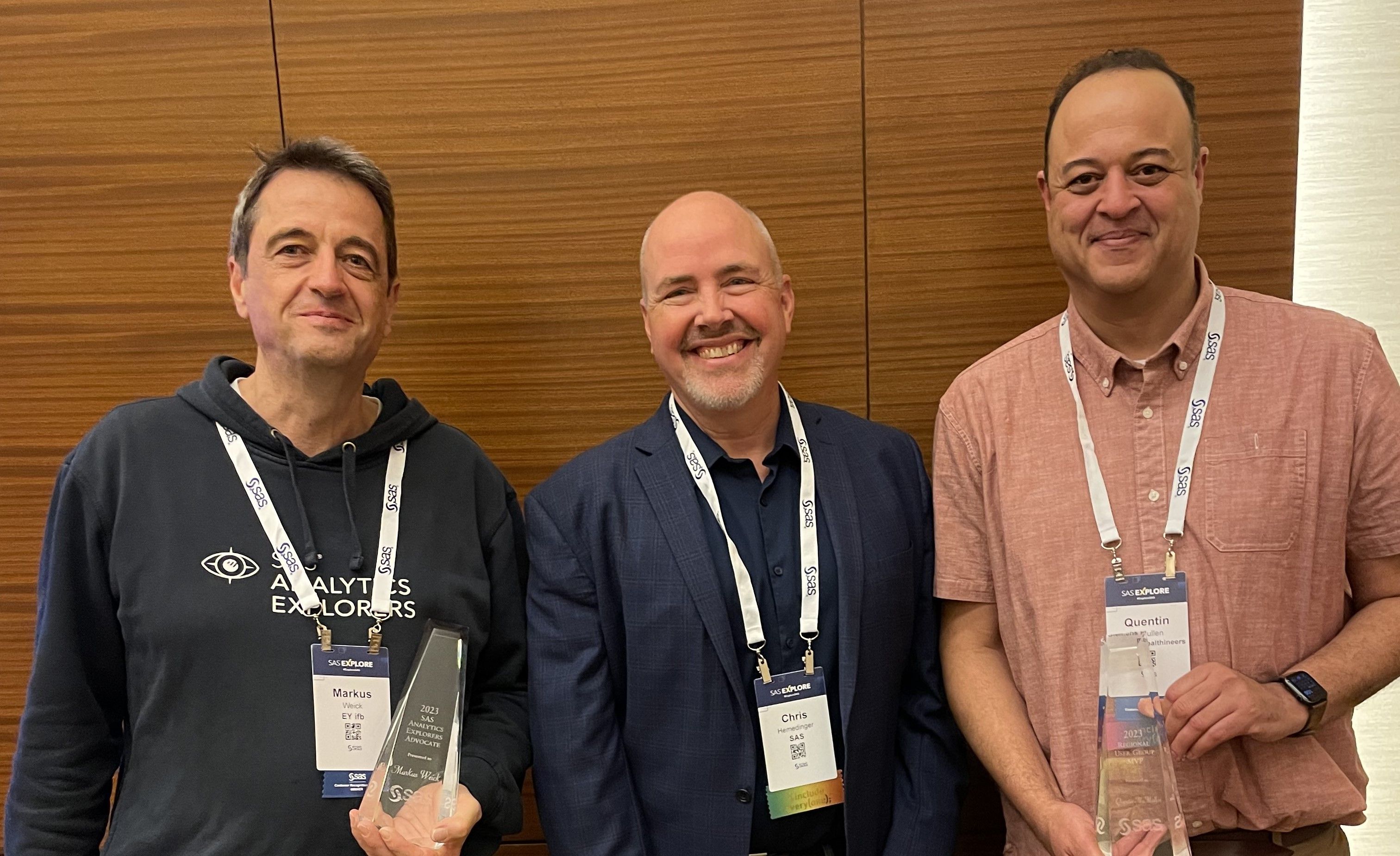 1st Place Winner - 2023 Customer Awards: EY ifb - SAS Analytics Explor ...