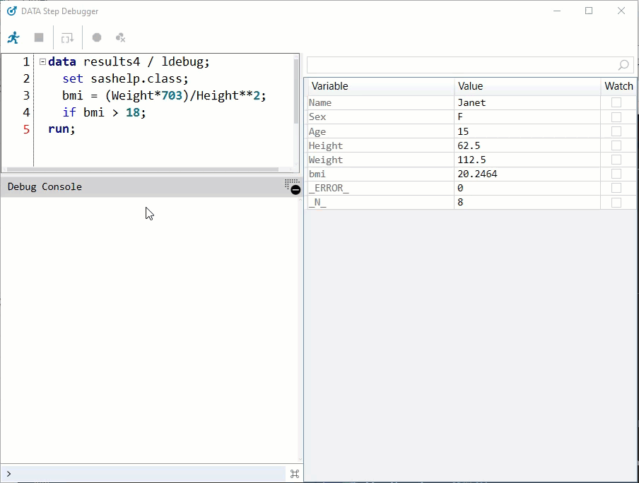 How To Debug Sas Data Step Sas Support Communities