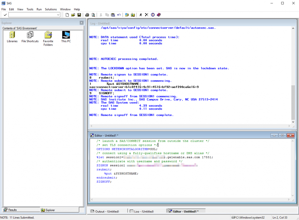 How to Enable SAS CONNECT external access to SAS Viya
