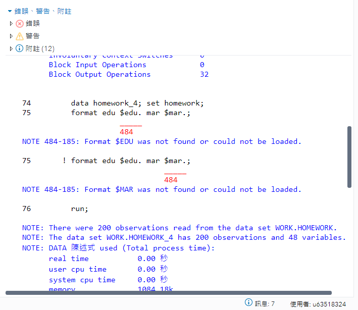 Solved: SAS proc format consequence problem - SAS Support Communities