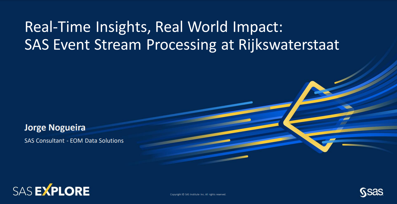 Real-Time Insights and Real-World Impact: SAS® Event Stream Processing... - SAS Support Communities