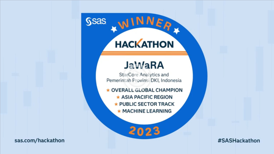 2023 Sas Hackathon Winner Jawara Jakarta Water Resource Analytics Sas Support Communities