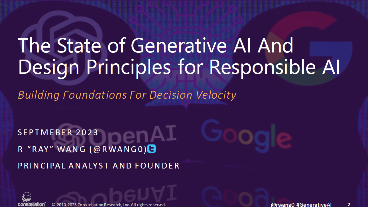 The State of Generative AI And Design Principle for Responsible AI ...