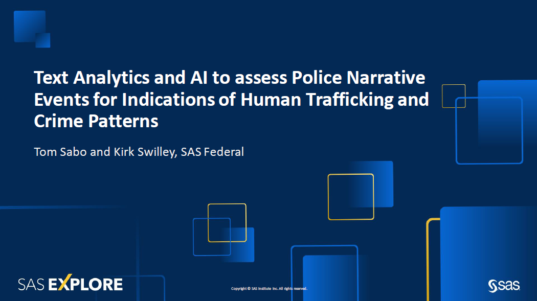 Text Analytics and AI to Assess Police Narrative Events for Indication ...
