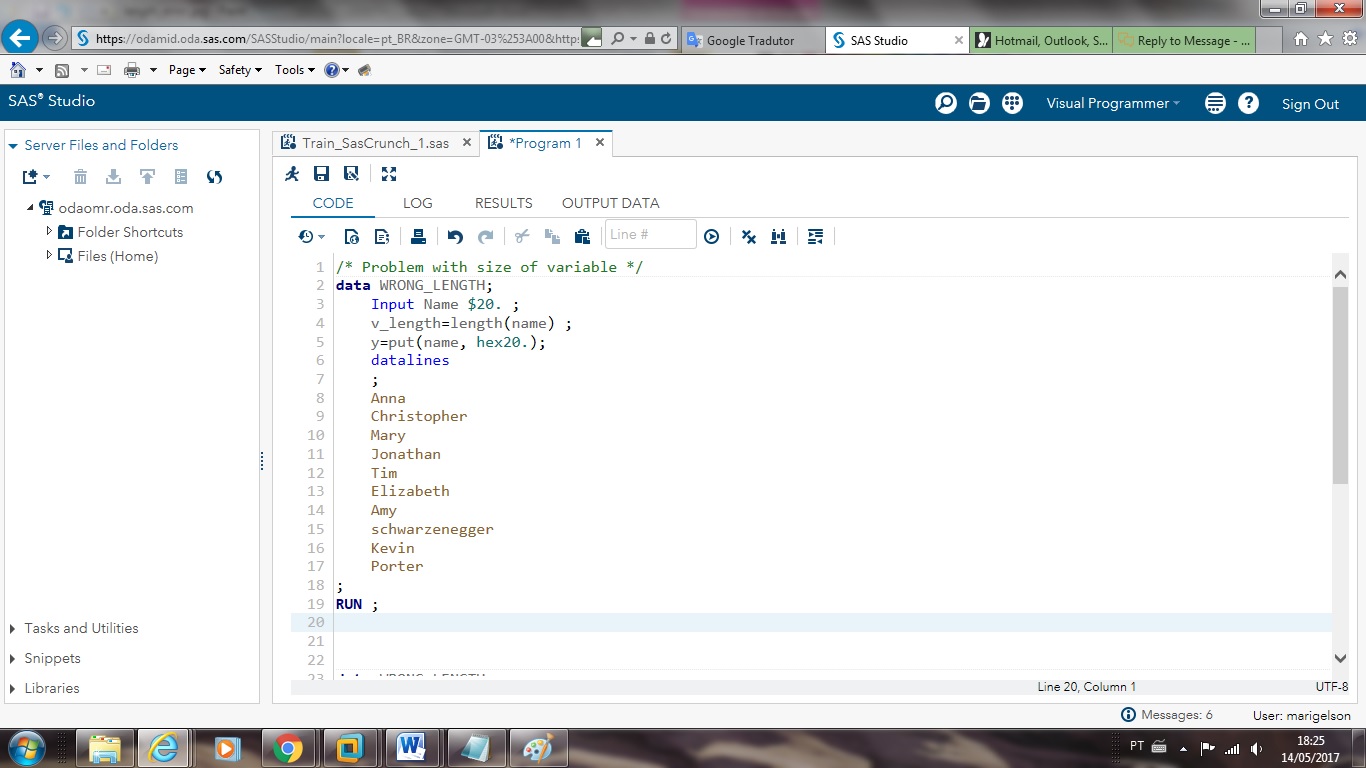 Solved: problem with length of variable when using INPUT WITH DATALINES in SAS... - SAS Support ...