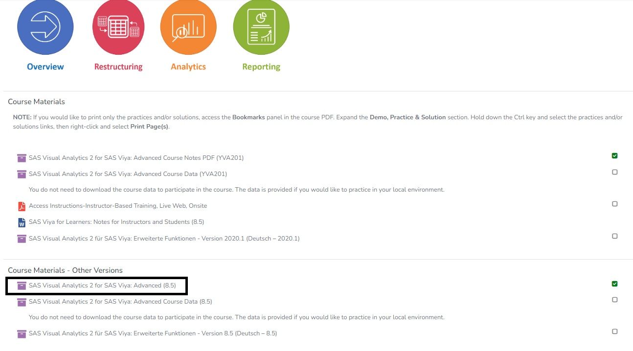 Attention Educators and Students enrolled in SAS Visual Business Analy ...