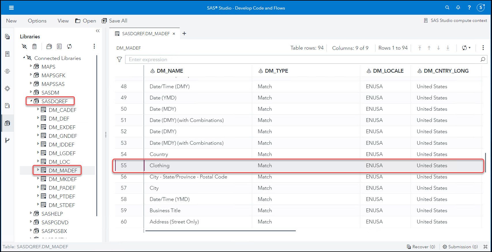 SAS Viya: Create SAS Quality Knowledge Base (QKB) Definition Reference ...