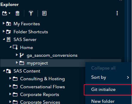 How To Create Git Project from EG 8.3 or SAS Studio - SAS Support Communities
