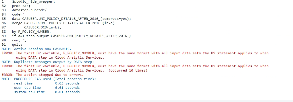 Joining tables in CAS - SAS Support Communities
