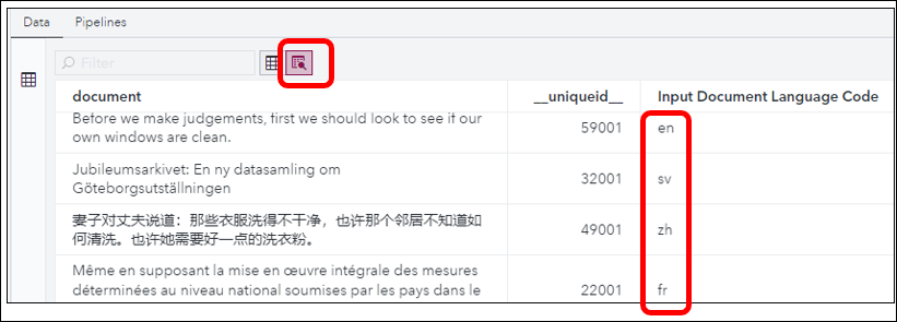Can documents written in different languages be analyzed using Visual ...
