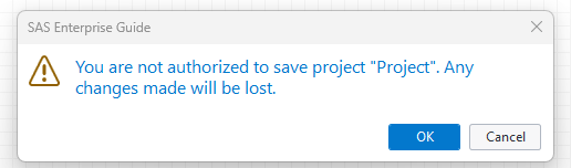 Solved Project Is Not Getting Saved In Local Drive Sas Eg On Demand For Acad Sas Support
