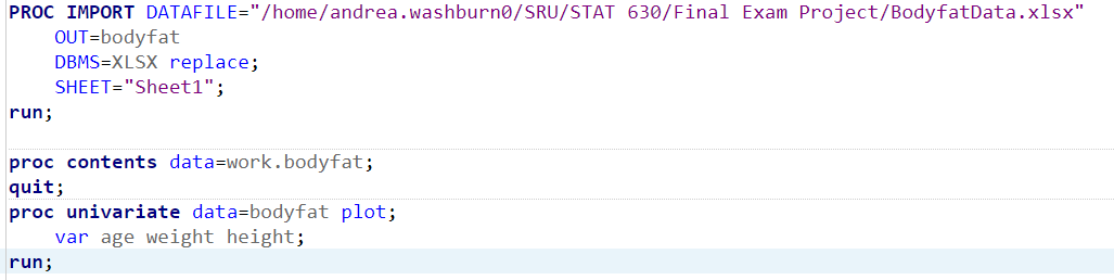 Solved: Variables Do Not Exist - SAS Support Communities