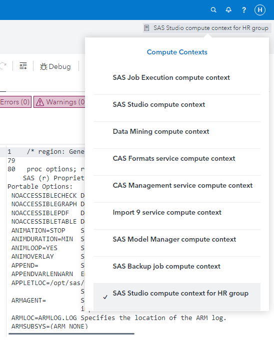 Create group-specific and user-specific compute contexts – Part 1 – manual method